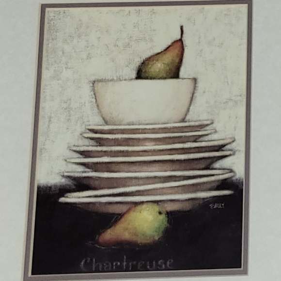 Emily Adams | Art | 2 Citron And Pear Wood Framed Prints By Emily Adams ...